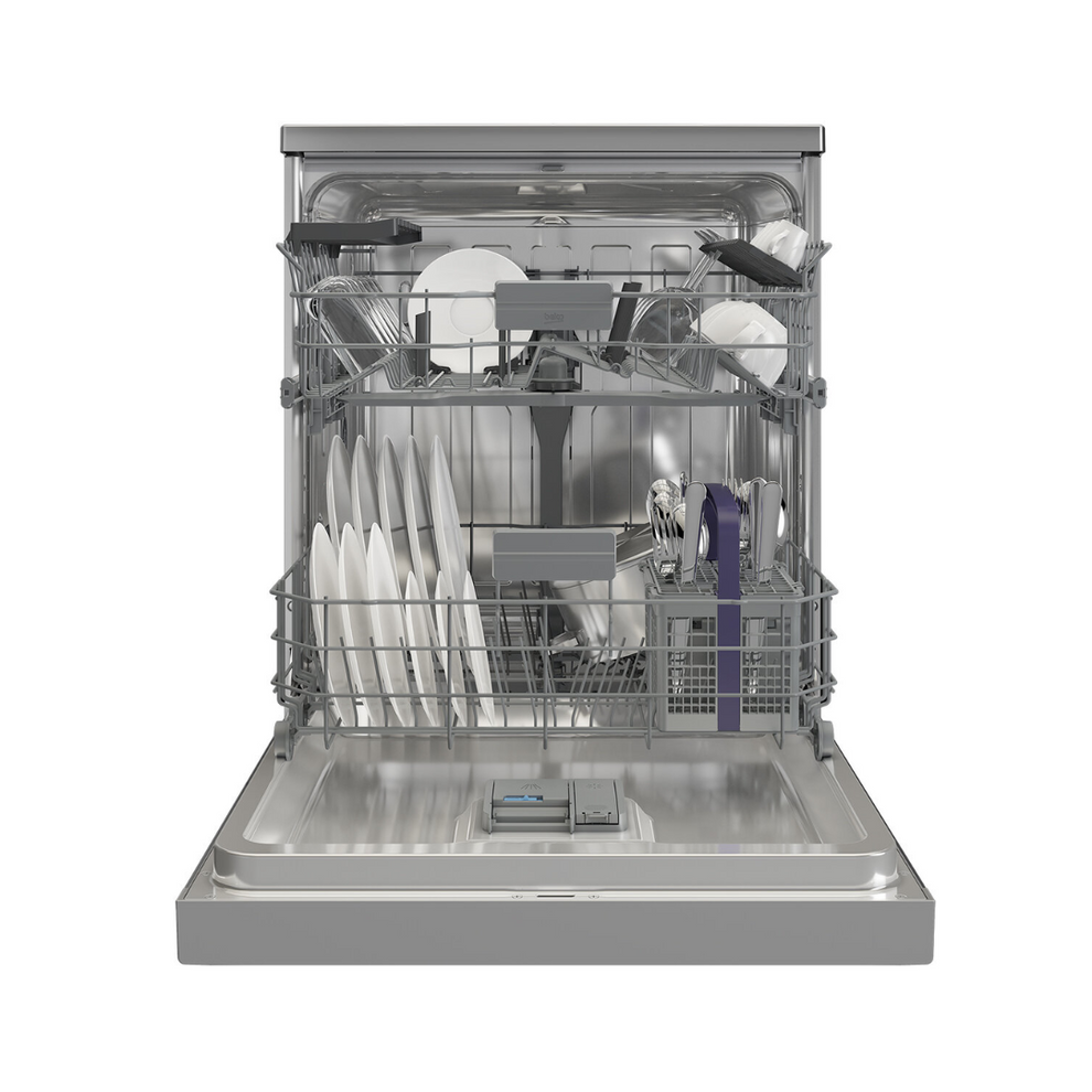 Beko 14 Place Setting with Hygiene Intense Stainless Steel BDFB1430X ...