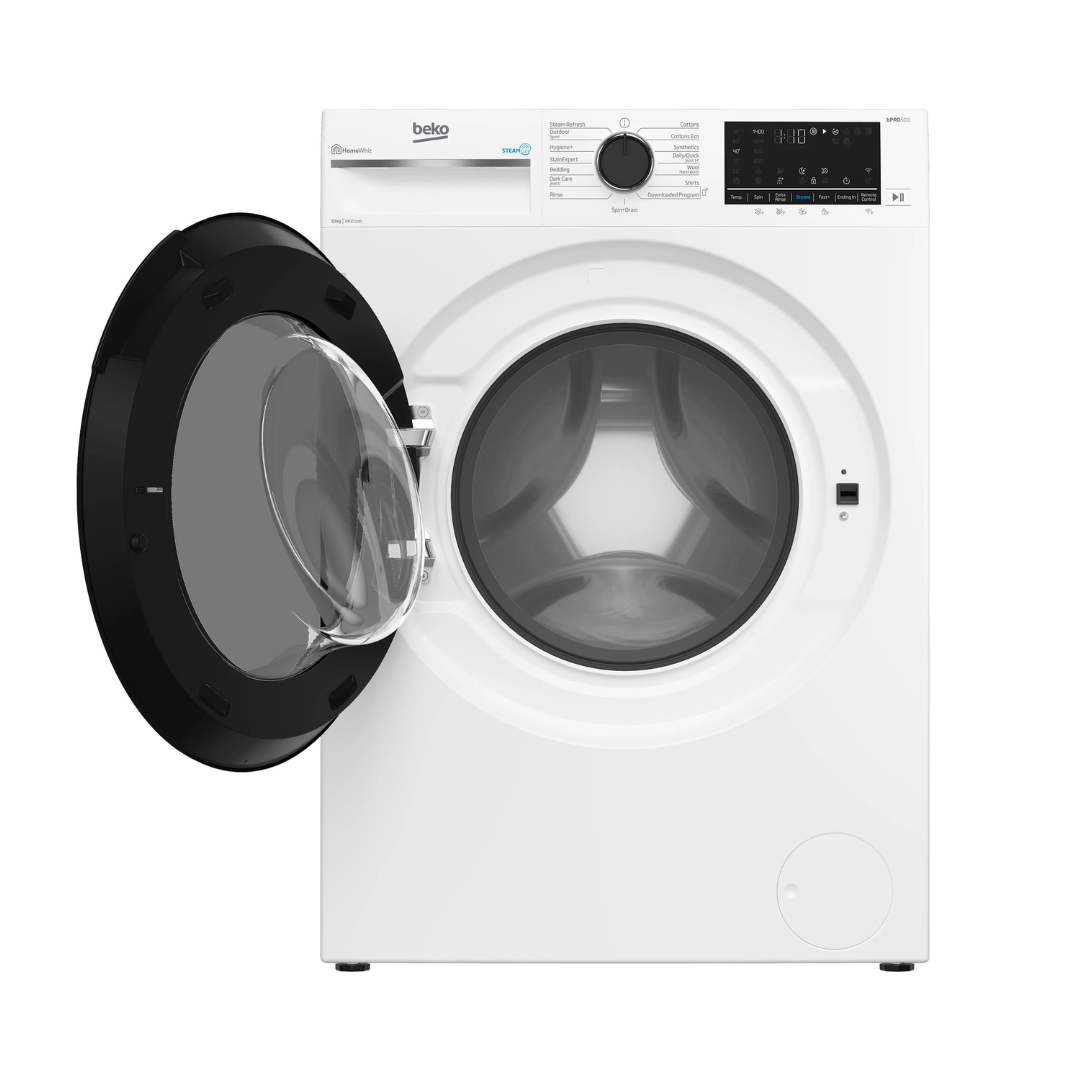 Beko 10kg Front Load Washing Machine White (Wifi-Connected) BFLB1020W ...