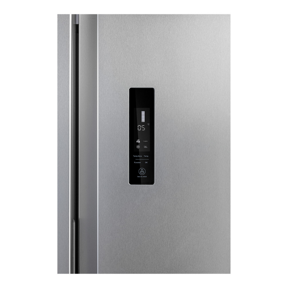 ChiQ 559L Side by Side Fridge CSS557NSD4E – Bi-Rite Home Appliances