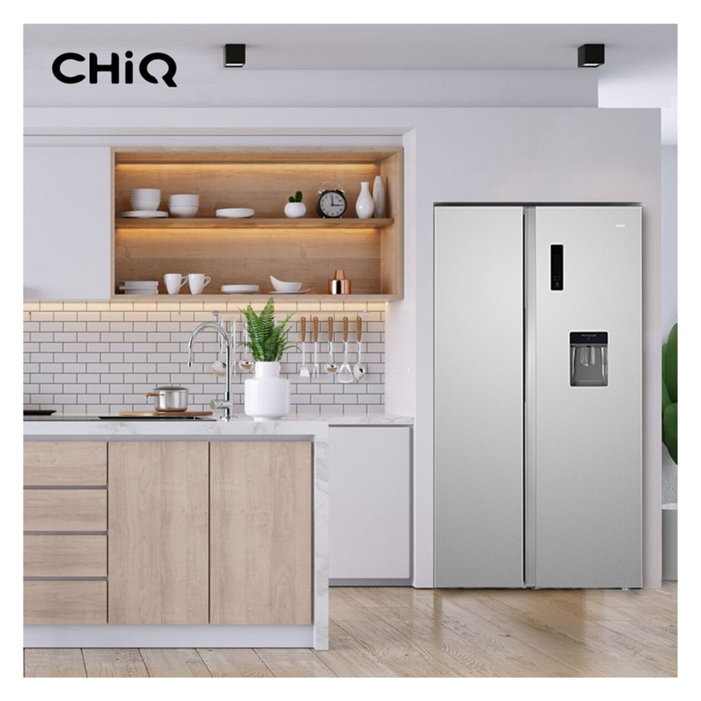 ChiQ 559L Side by Side Fridge CSS557NSD4E – Bi-Rite Home Appliances