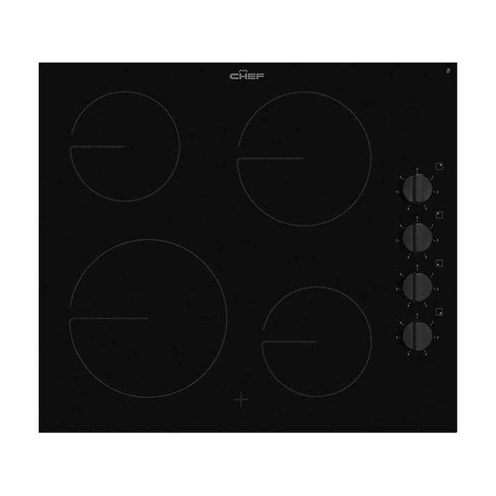 Chef 60cm Knob Control Ceramic Cooktop CHC642BB – Bi-Rite Home Appliances
