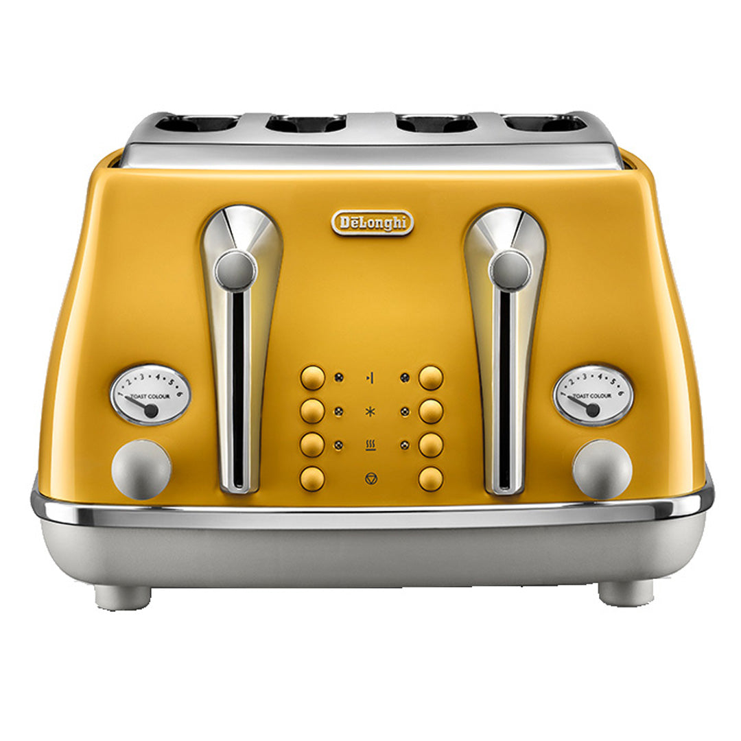 Delonghi Icona Capitals 4 Slice Toaster New York Yellow CTOC4003Y – Bi ...