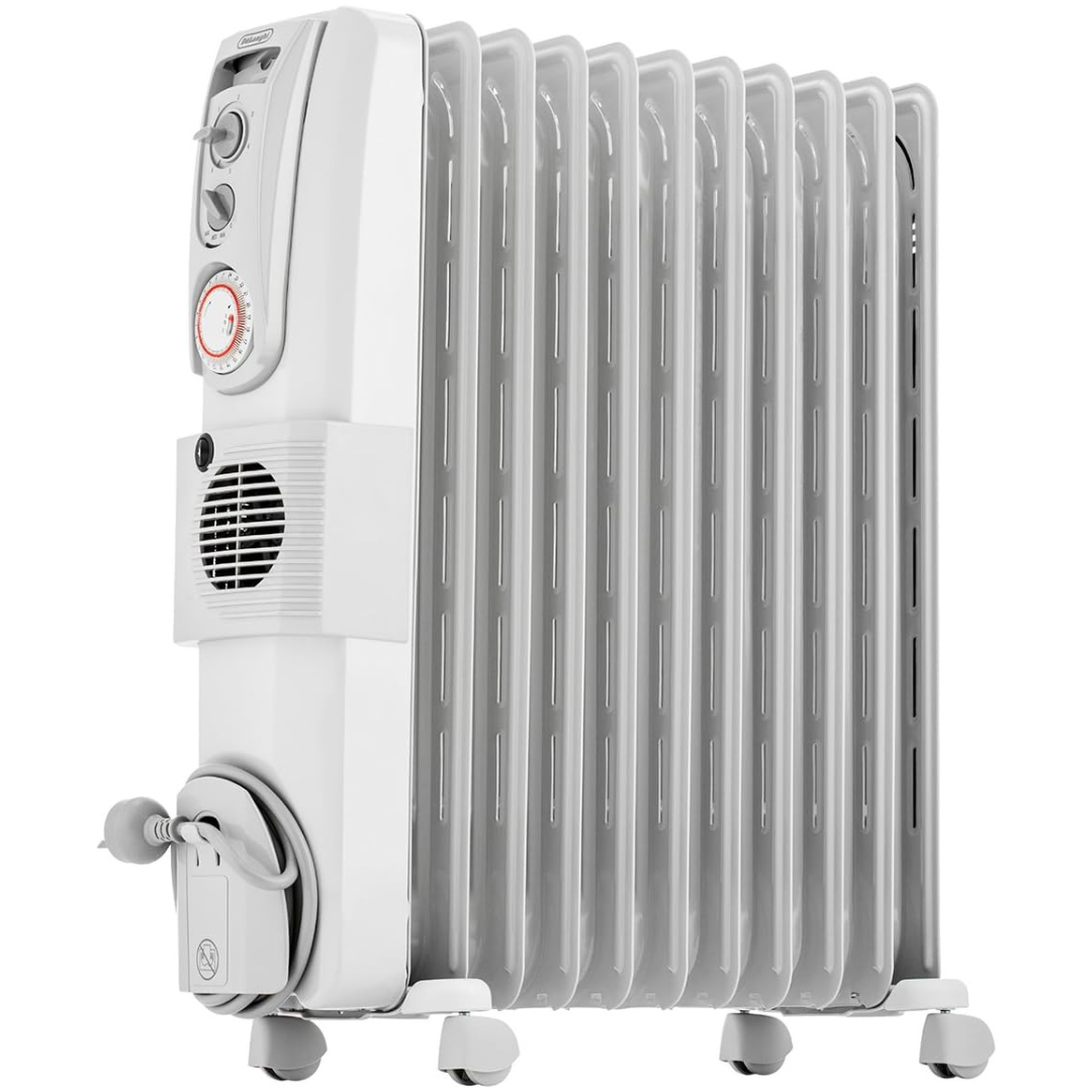 Delonghi Thermo Oil Filled Radiator with Timer & Fan DL2401TF – Bi-Rite ...