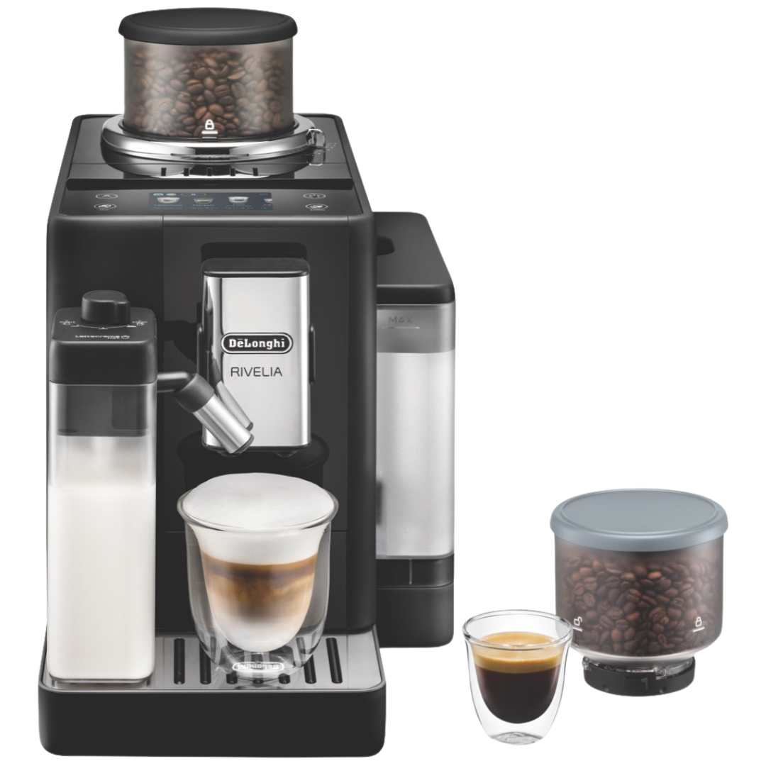 Delonghi Rivelia Fully Automatic Coffee Machine Onyx Black EXAM44055B ...