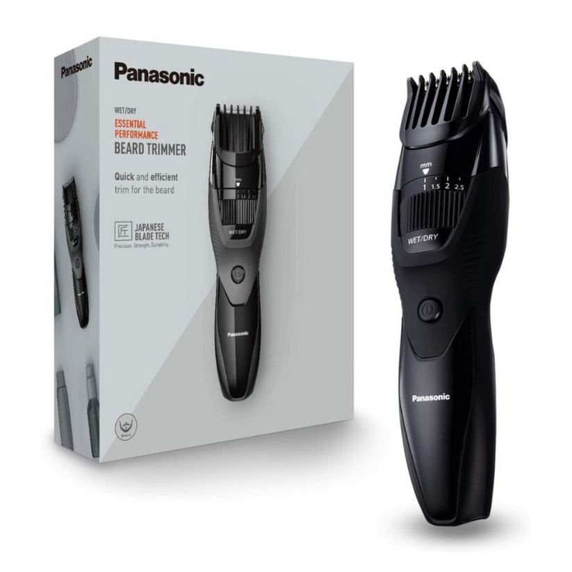 Panasonic Rechargeable Beard Trimmer - Waterproof in Black ERGB43K541 ...