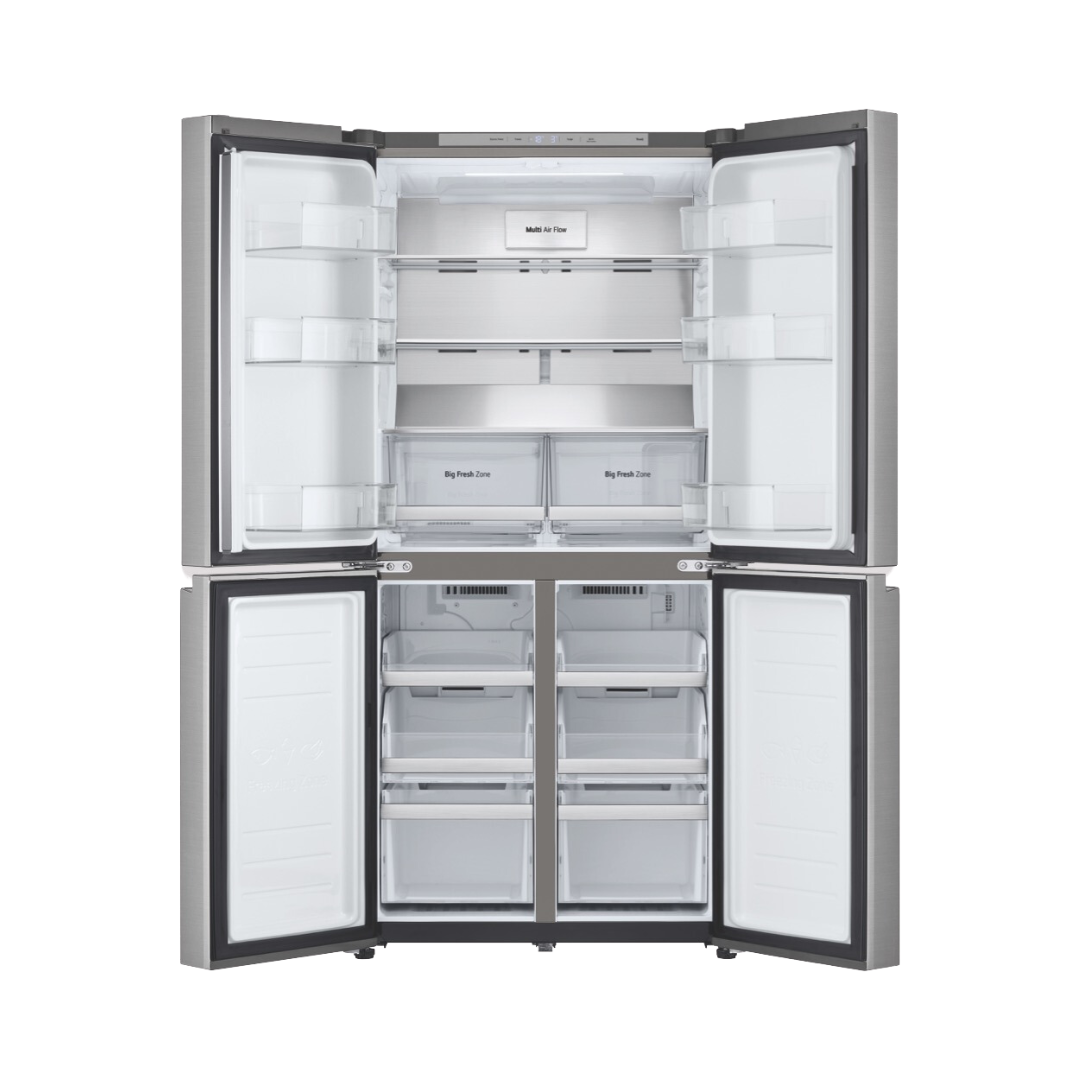 LG 530L Quad Door Fridge GFB505PL – Bi-Rite Home Appliances