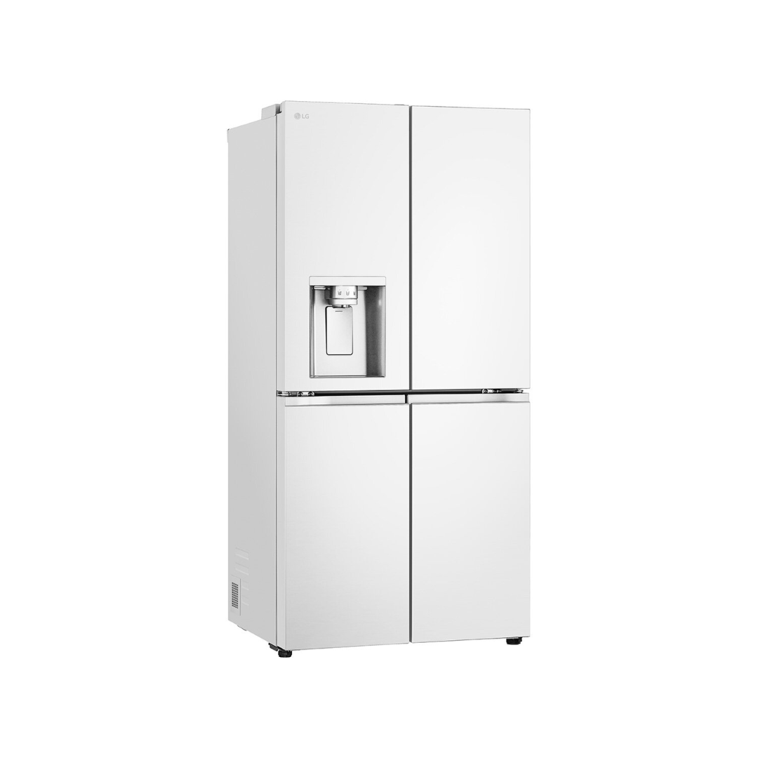 LG 506L Slim French Door Fridge Matte White with Ice and Water ...