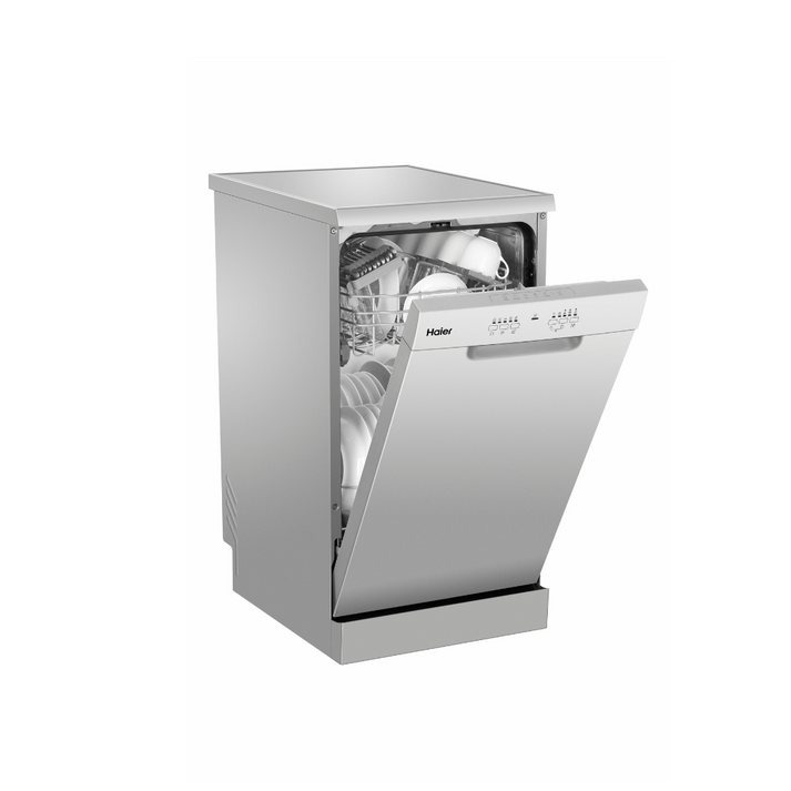 Haier 45cm Compact Freestanding Dishwasher with 10 Place Setting ...