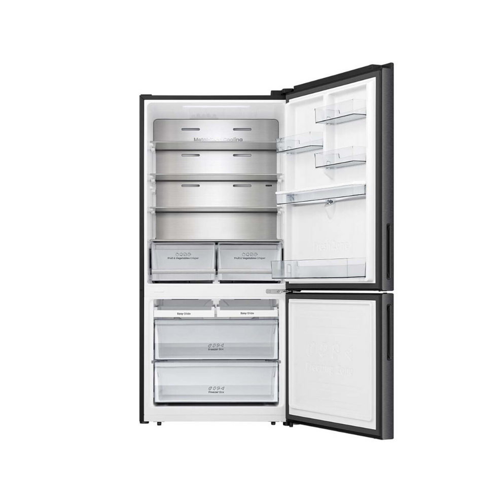 Hisense 500L PureFlat Bottom Mount Fridge Dark Steel HRBM500TBW – Bi ...
