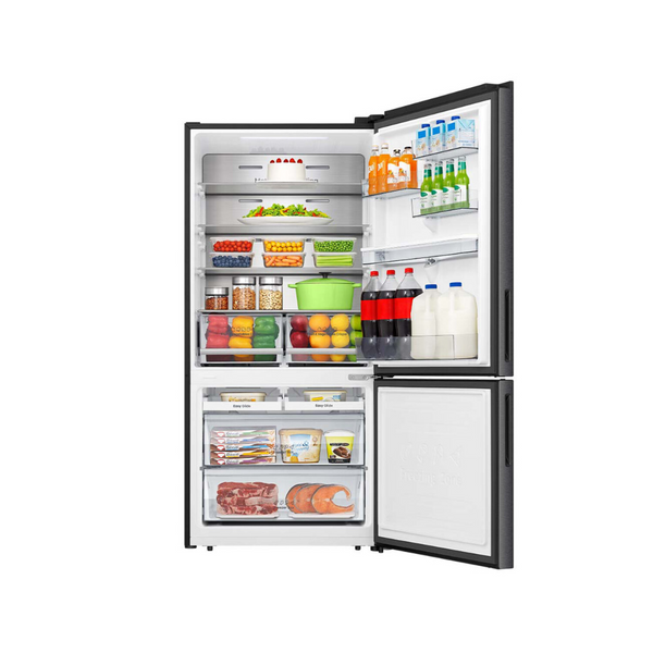 Hisense 500L PureFlat Bottom Mount Fridge Dark Steel HRBM500TBW – Bi ...