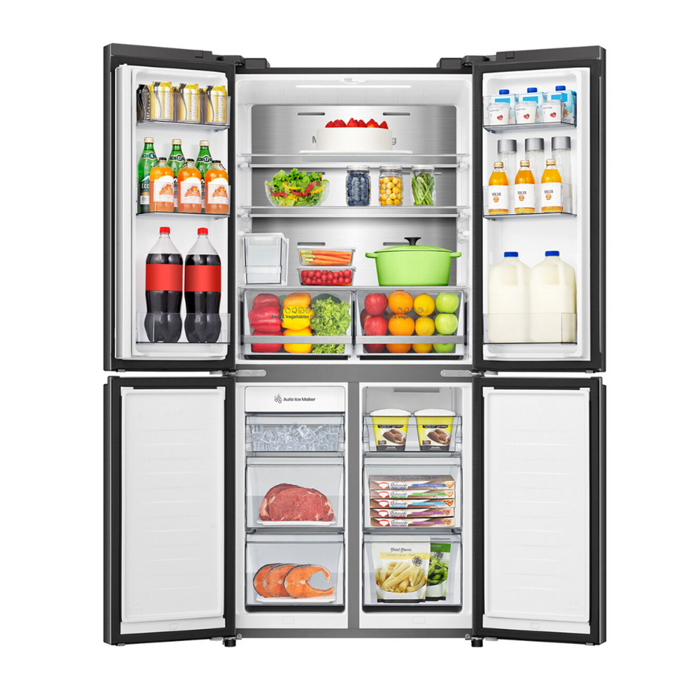 Hisense 483L Quad Door Fridge HRCD483TBW – Bi-Rite Home Appliances
