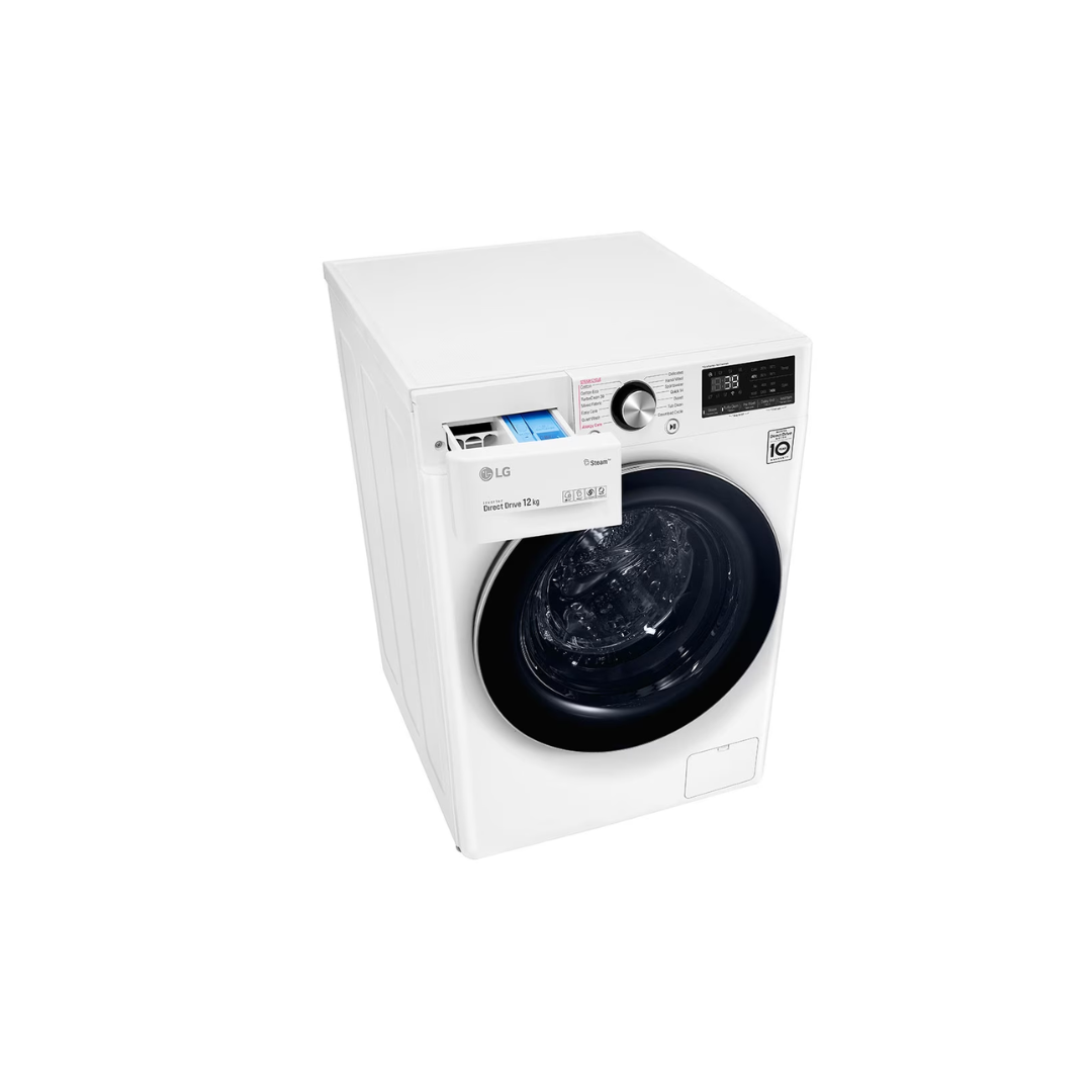 LG 12/8kg Series 9 Front Load Washer Dryer Combo with Steam WVC91412W ...