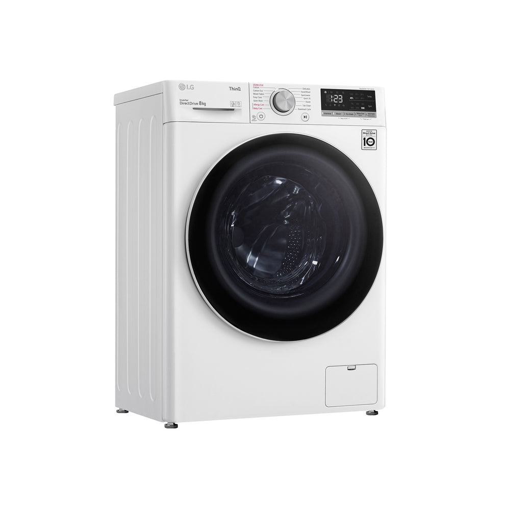 LG 8kg Front Load Washing Machine with Steam WV51208W – Bi-Rite Home ...