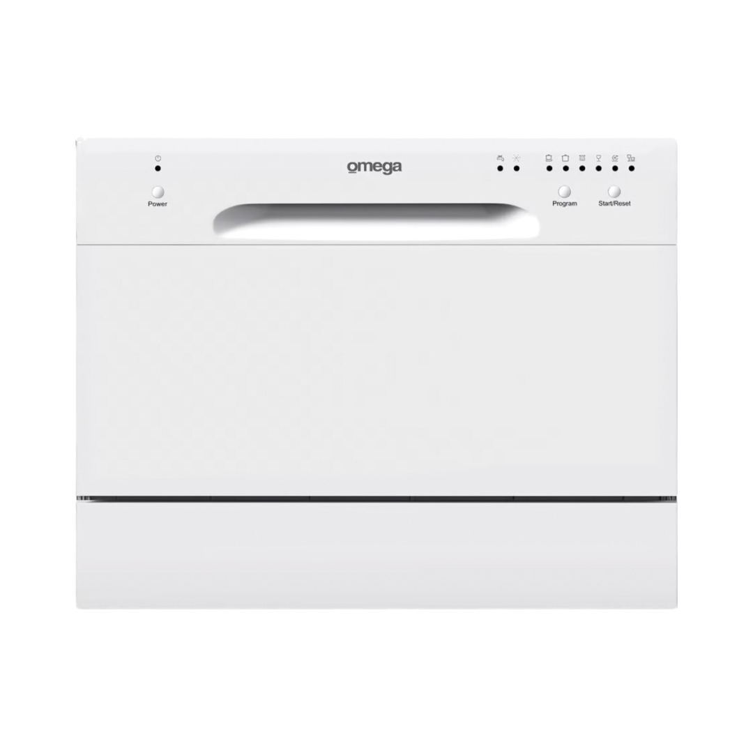 Omega Appliances 55cm Benchtop Dishwasher White ODW101W – Bi-Rite Home ...