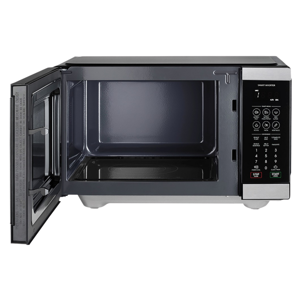 Sharp 26L 900W Flatbed Inverter Microwave Stainless Steel SM267FHST ...