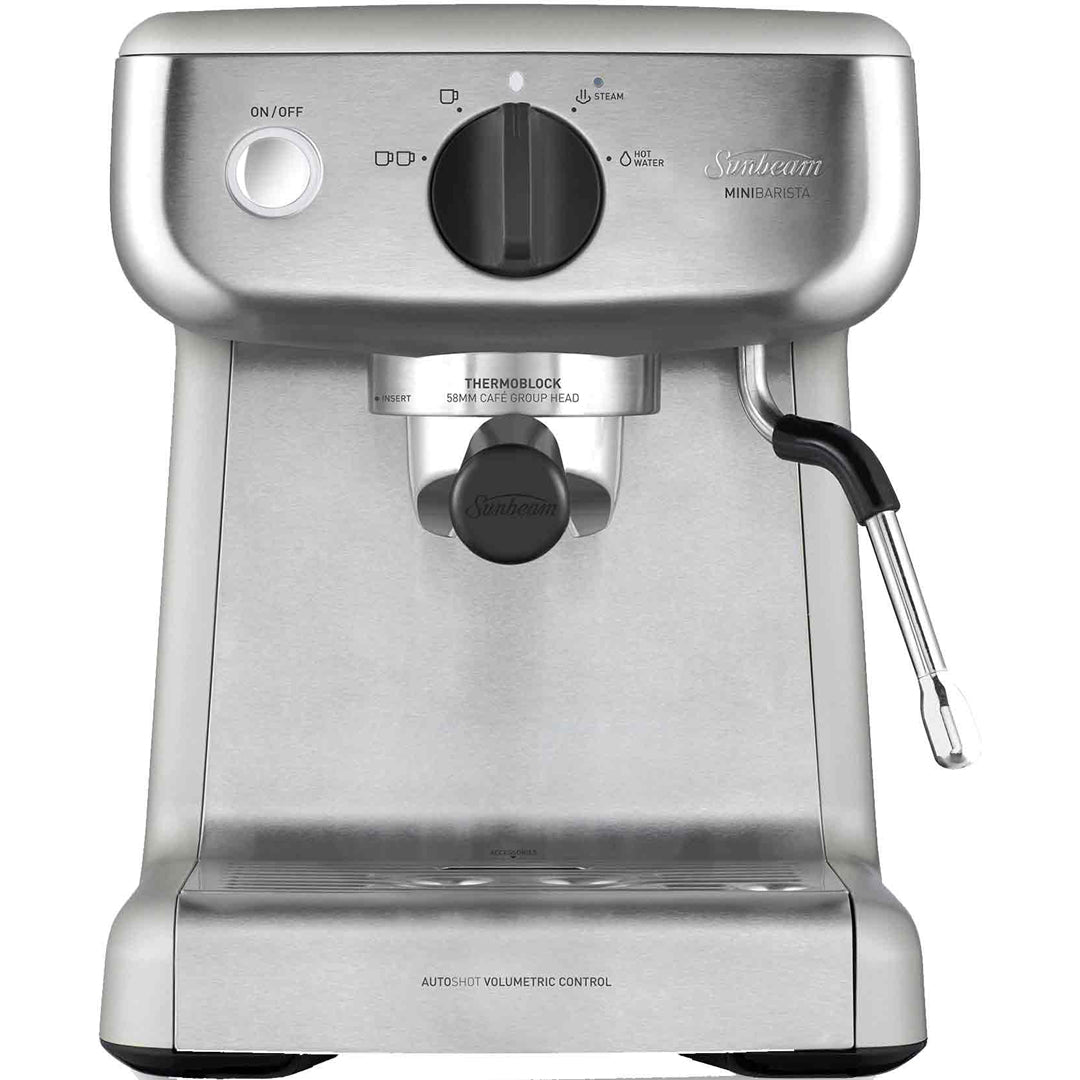 Sunbeam Silver Mini Barista Espresso Machine EM4300S – Bi-Rite Home ...