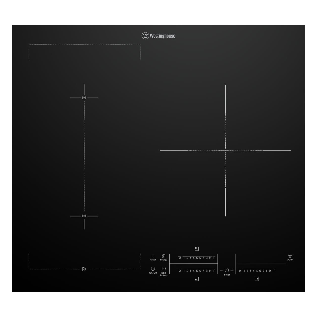 Westinghouse 60 cm 3 Burner Zone Induction Cooktop WHI635BE – Bi-Rite ...