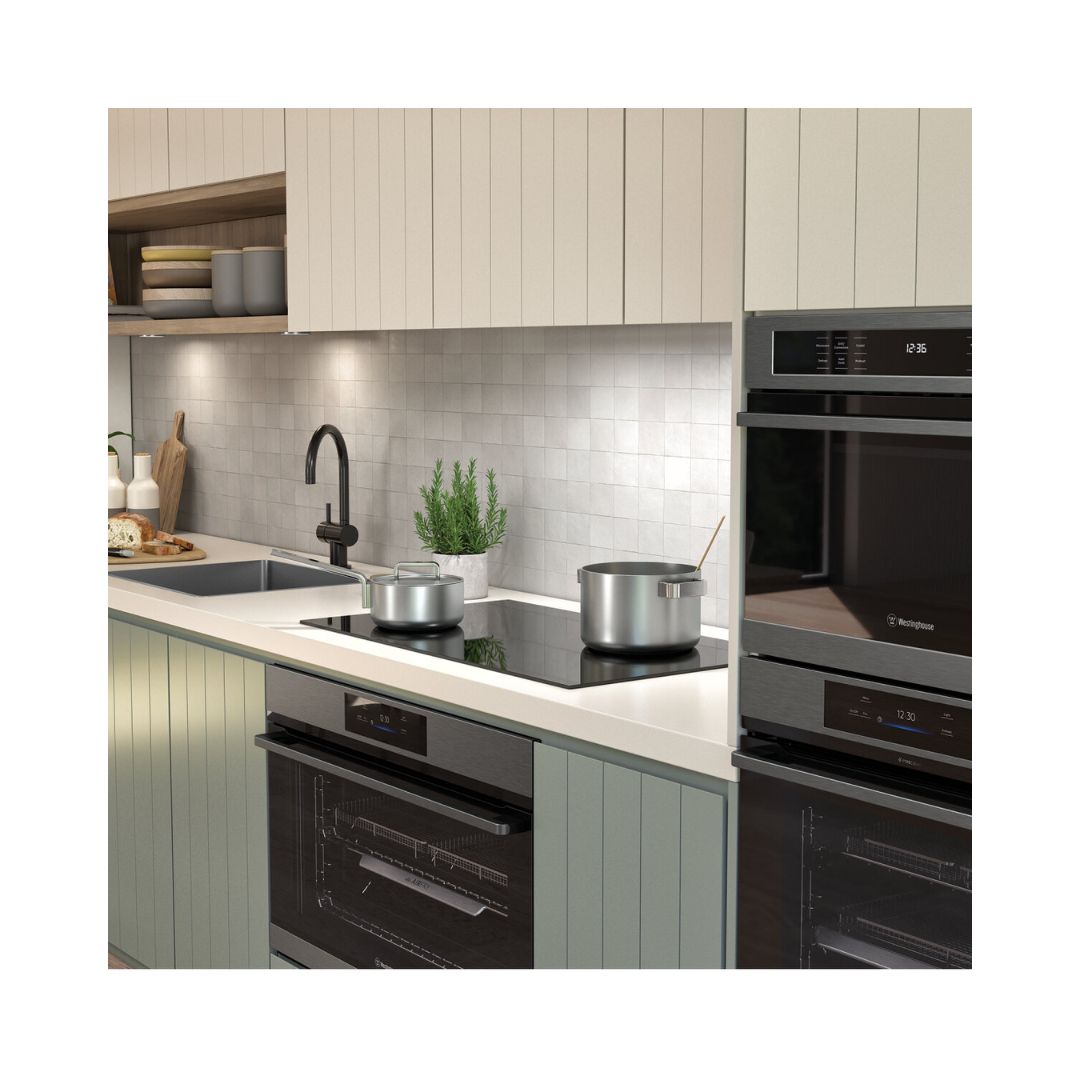 Westinghouse 90cm 4 Zone Induction Cooktop with BoilProtect and ...