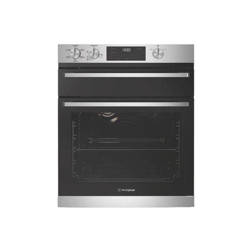 Westinghouse 60cm Multi-Function 5 Oven with Separate Grill Stainless ...
