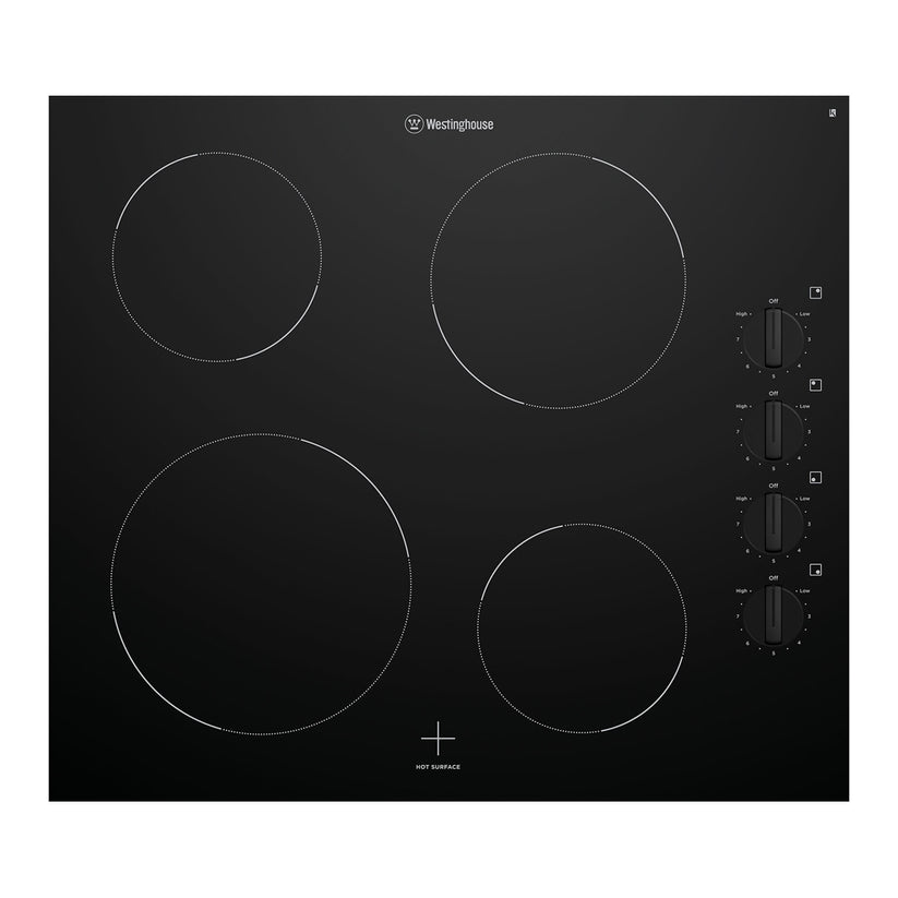 Westinghouse 60cm 4 Zone Ceramic Cooktop WHC642BC – Bi-Rite Home Appliances