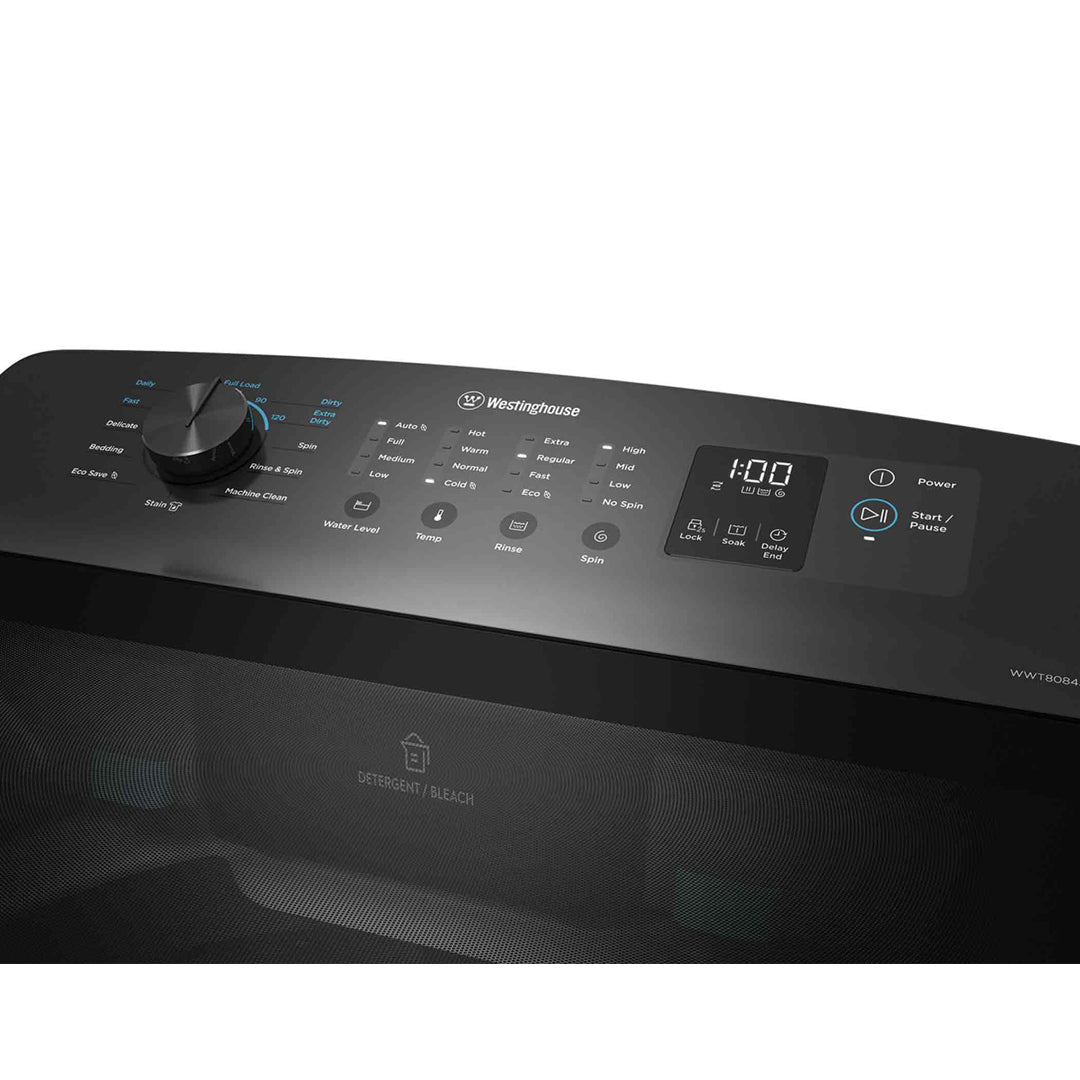 Westinghouse 8kg Top Load Washing Machine WWT8084J7WA – Bi-Rite Home ...
