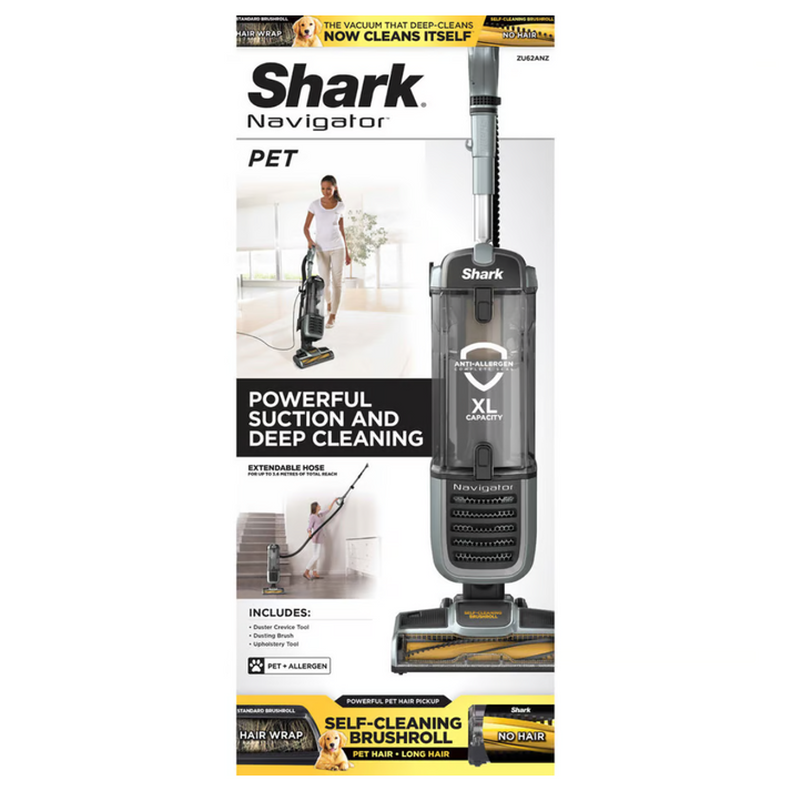 Shark Navigator Pet Vacuum With Self Cleaning Brushroll ZU62 – Bi-Rite ...